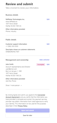 Stripe Connect Merchant Setup