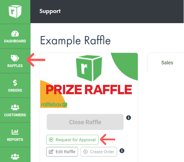 How to Edit Your Raffle