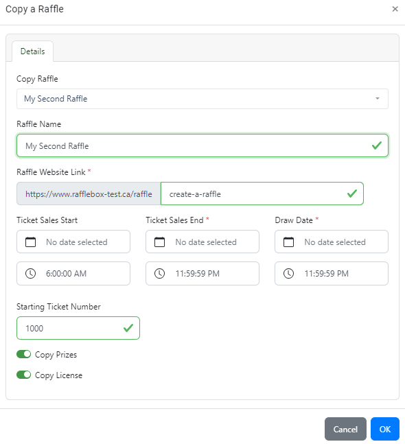 Recurring Raffle Guide