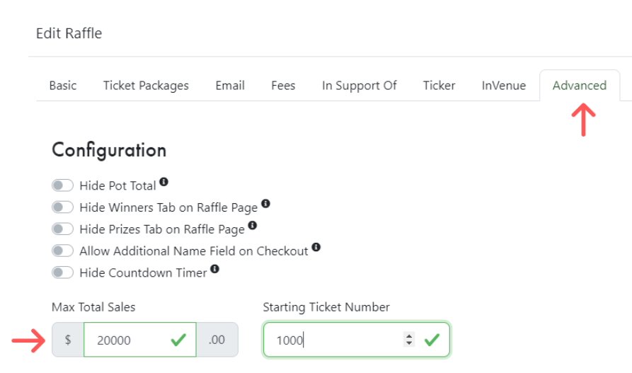 How to Review Your Raffle & Request Activation