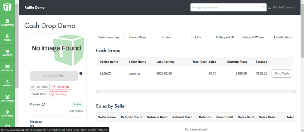 How to use the Cash Drop Feature