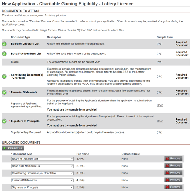 Ontario - AGCO Eligibility and Raffle Application Guide